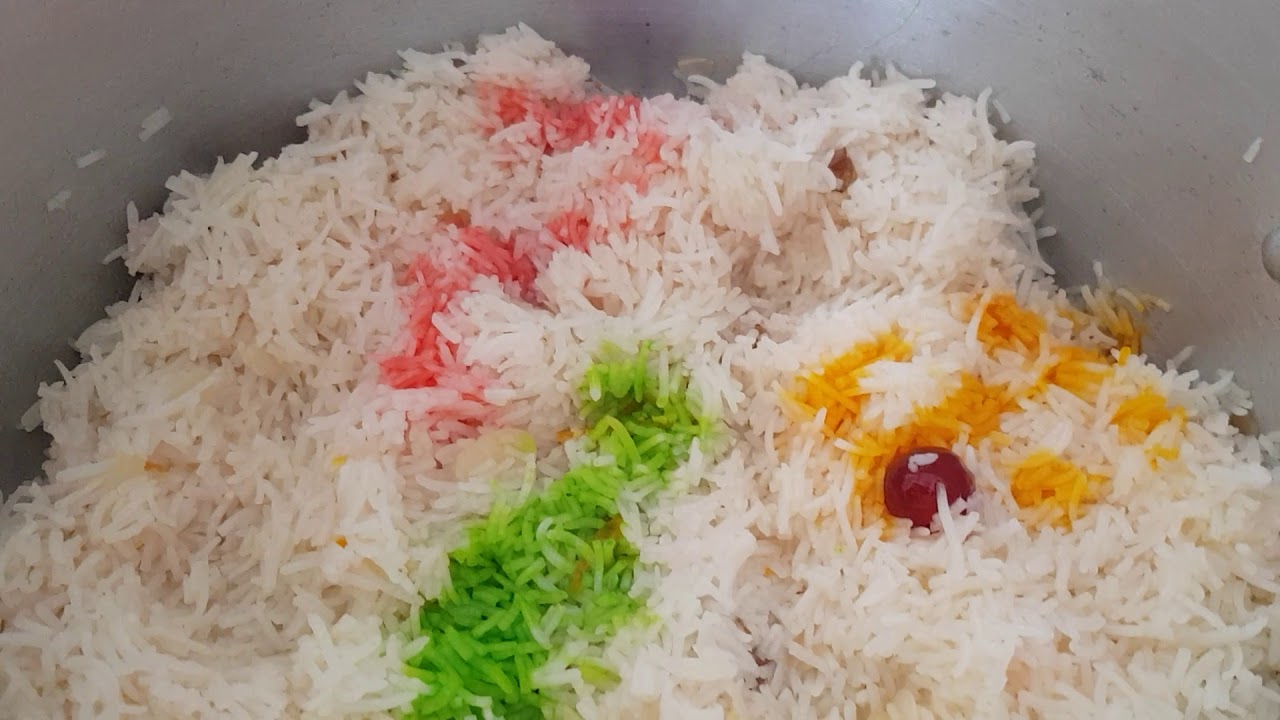 Matanjan Rice Recipe | Sweet Rice | Rainbow Rice - YouTube