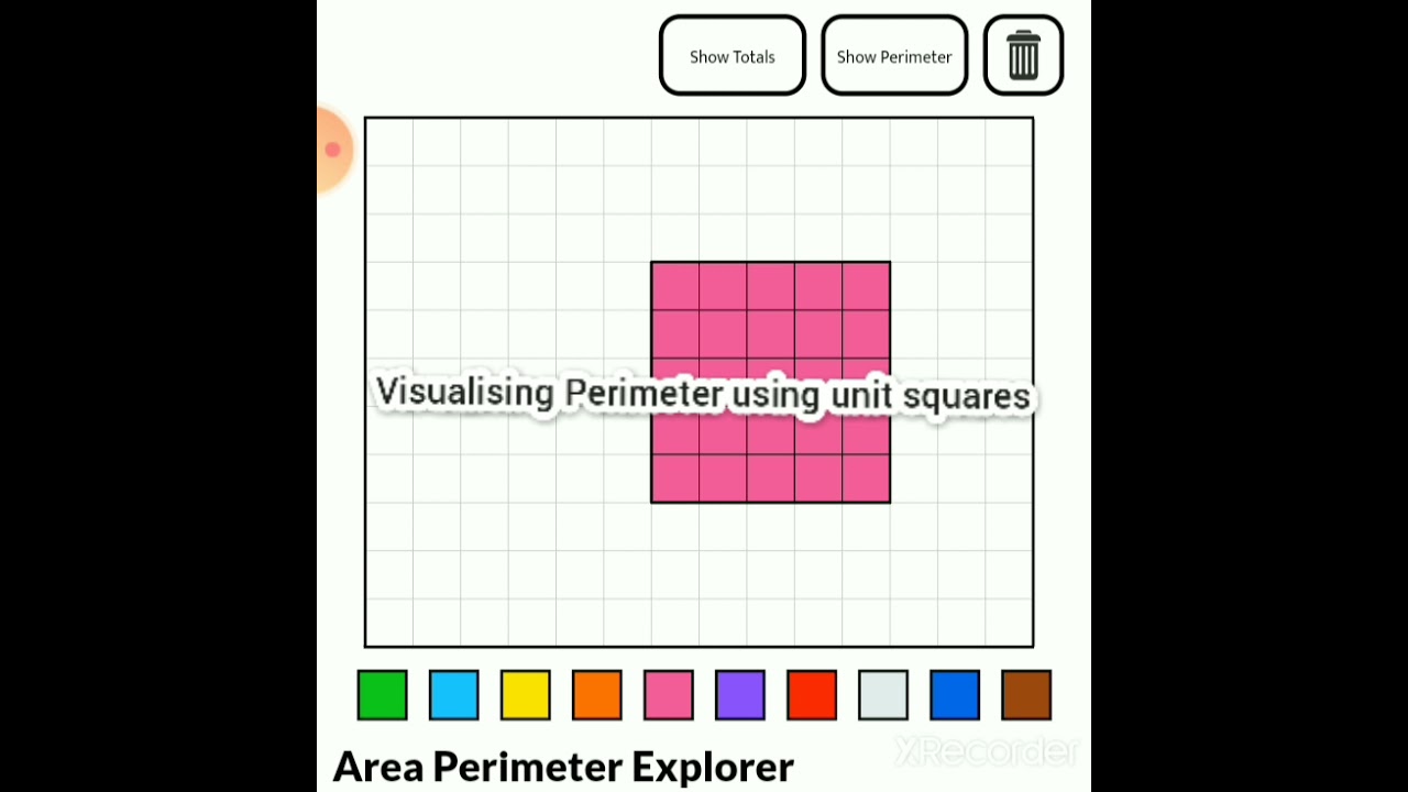Visualising Perimeter using unit squares - YouTube