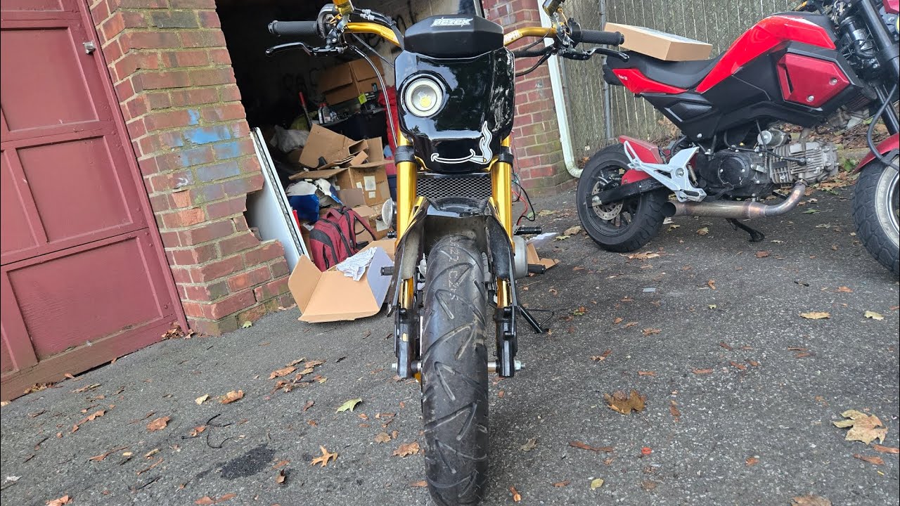 Custom Grom Clone Build Update Pt 4 ZS190 2V Swap - YouTube