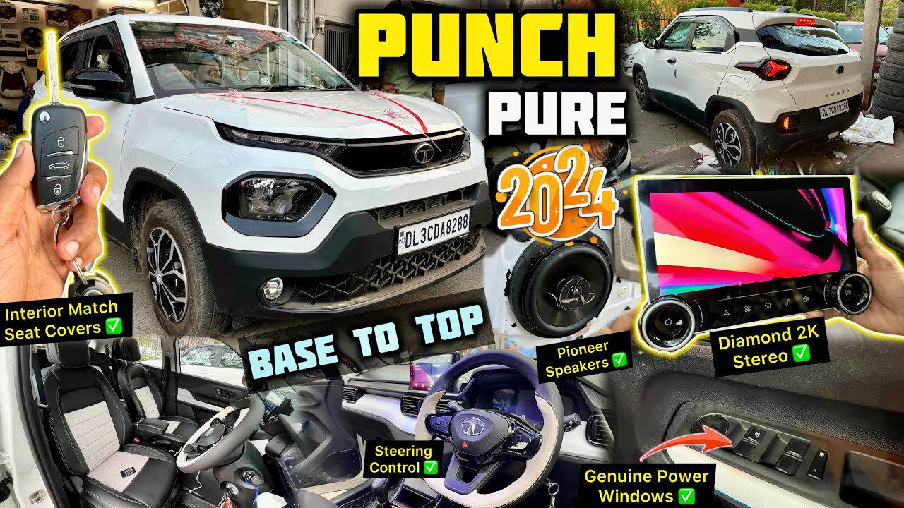 Tata Punch Pure Base to Top Modification with Price Punch Pure Base To ...