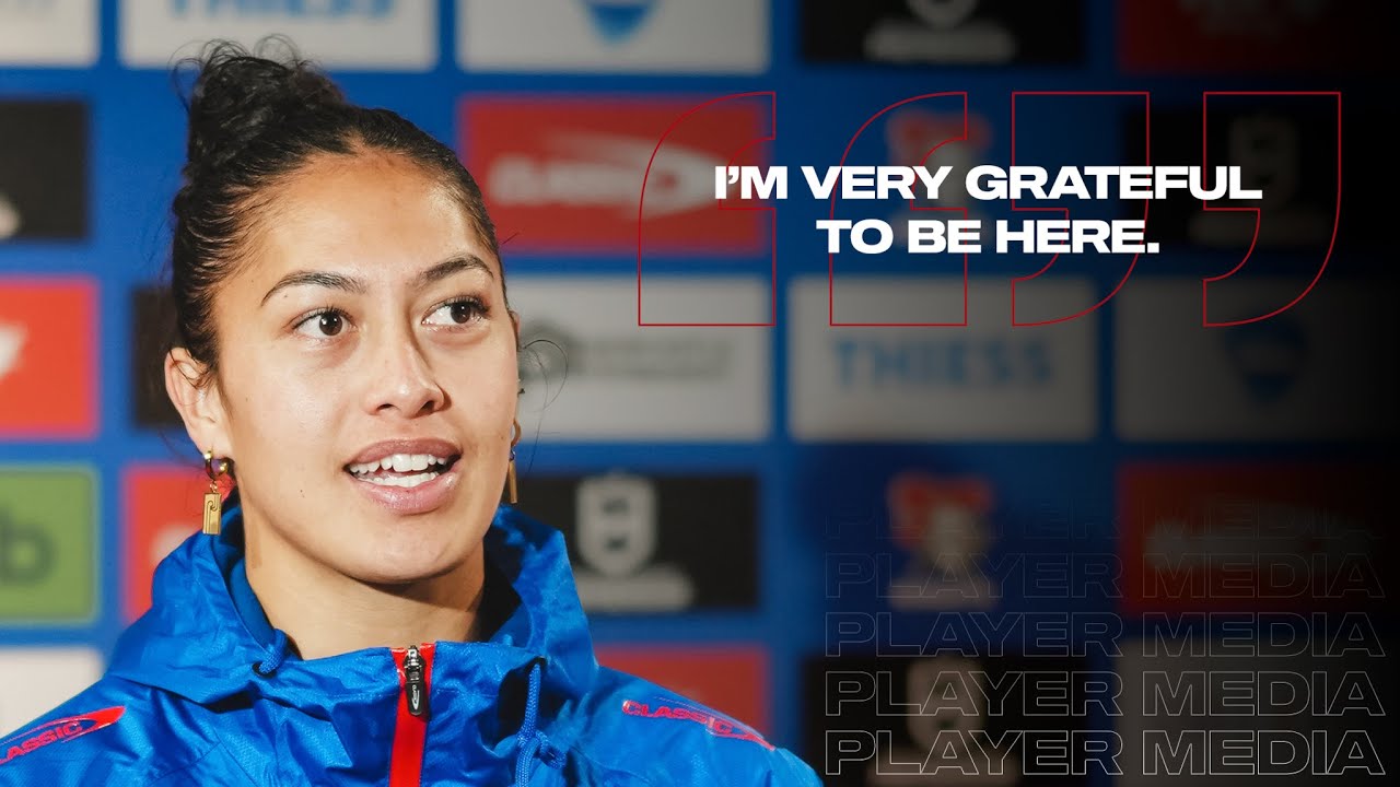 Tenika Willison | Round 4 NRLW Media - YouTube