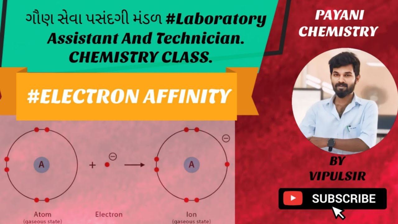#Laboratory assistant and Technician.CHEMISTRY class. #Electron Affinity - YouTube