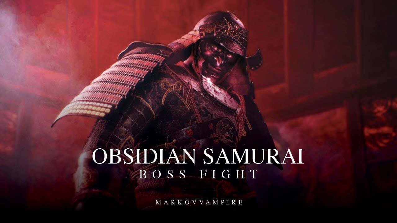 Nioh (ps4) Obsidian Samurai Fight - YouTube