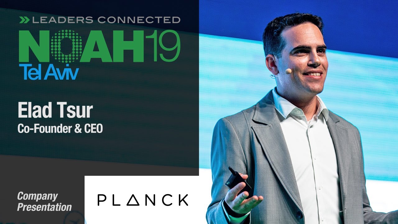 Elad Tsur, Planck - NOAH19 Tel Aviv - YouTube