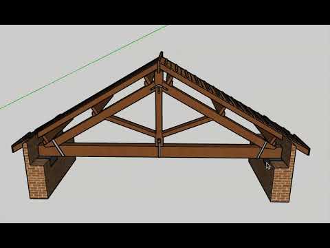 King Post Truss Roof - YouTube