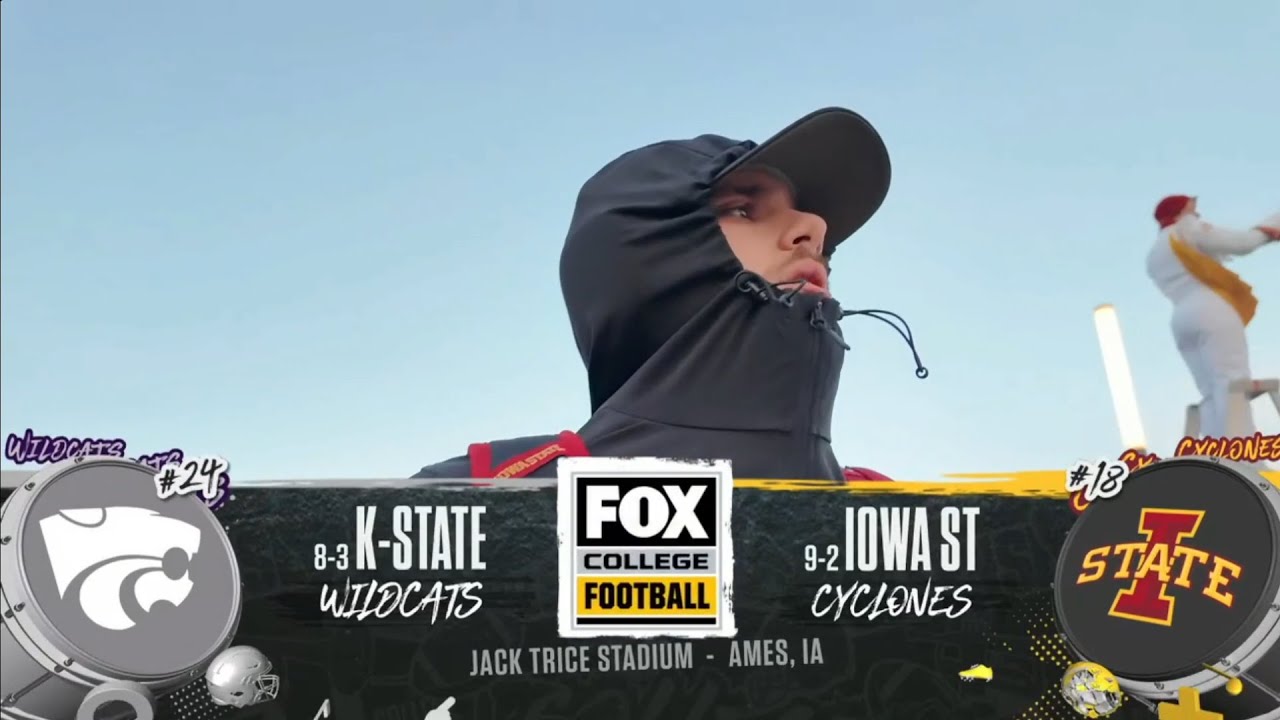 FOX CFB intro | 24 Kansas State @ 18 Iowa State | 11/30/2024 - YouTube