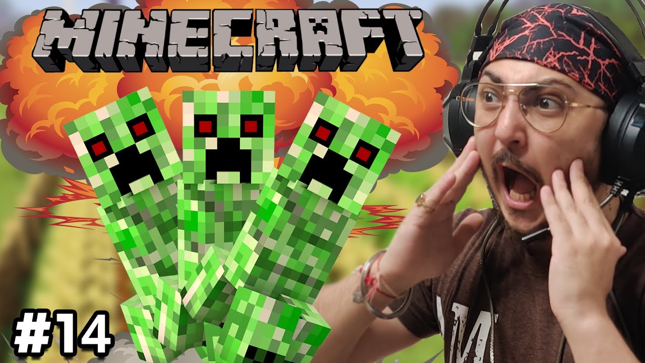 Creeper Destroyed My FARM 😡😭| MINECRAFT Survival | Ep #14 - YouTube