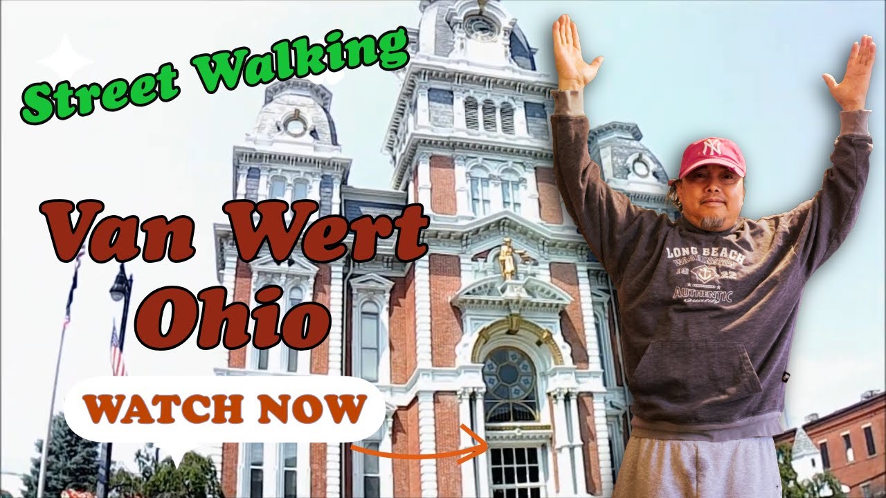 Street Walking Downtown Van Wert Ohio Exploring the City's Classic Look ...