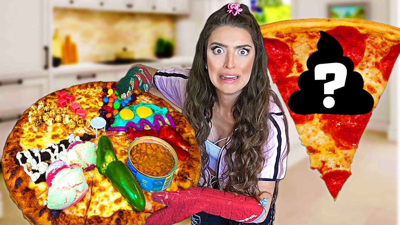 Don't Choose The Wrong PIZZA SLICE CHALLENGE!! *DISGUSTING* - YouTube