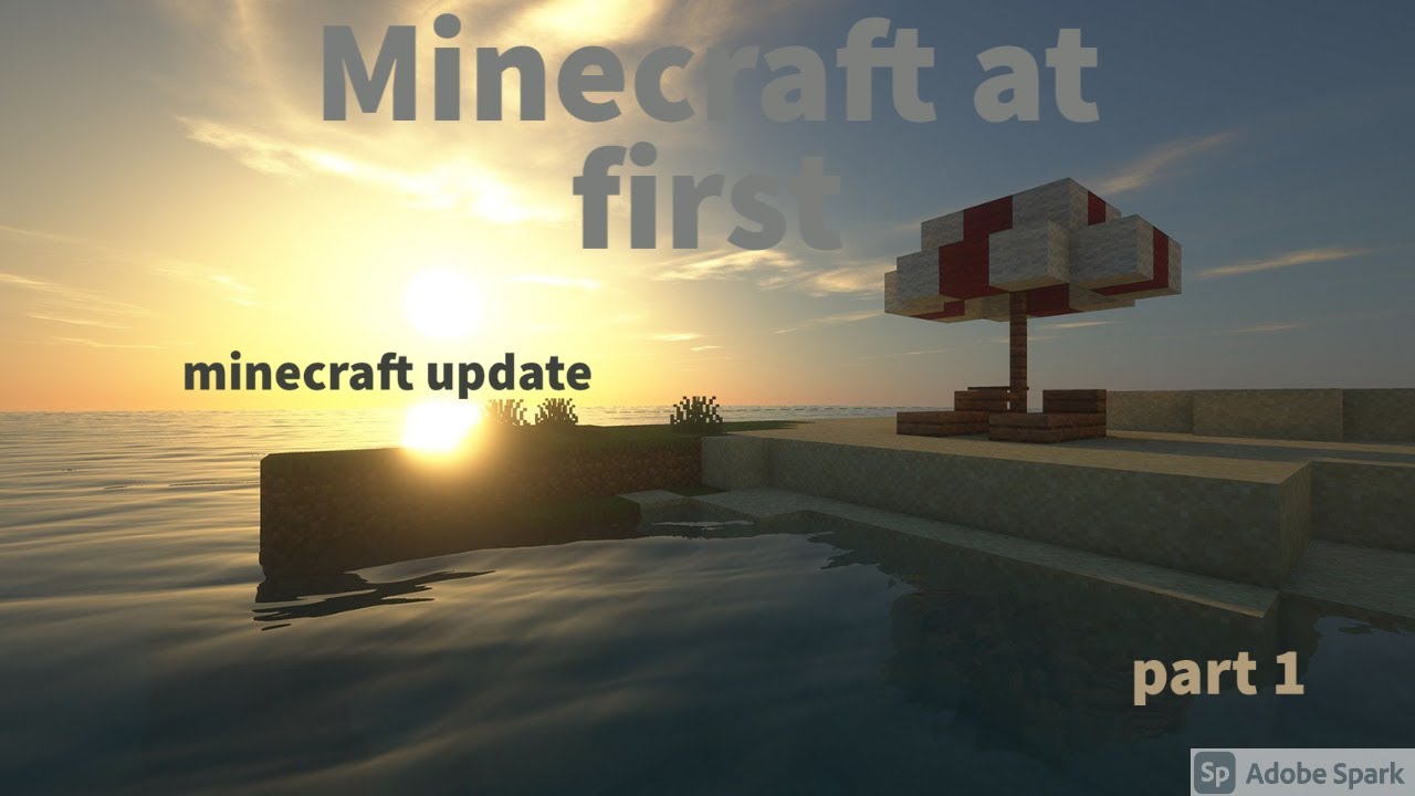 The first versions | Update survival minecraft | part 1 - YouTube