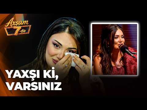 Axşam 7-də - Gülzar Fərəcova onun üçün hazırlanan süjeti izləyərkən kövrəldi