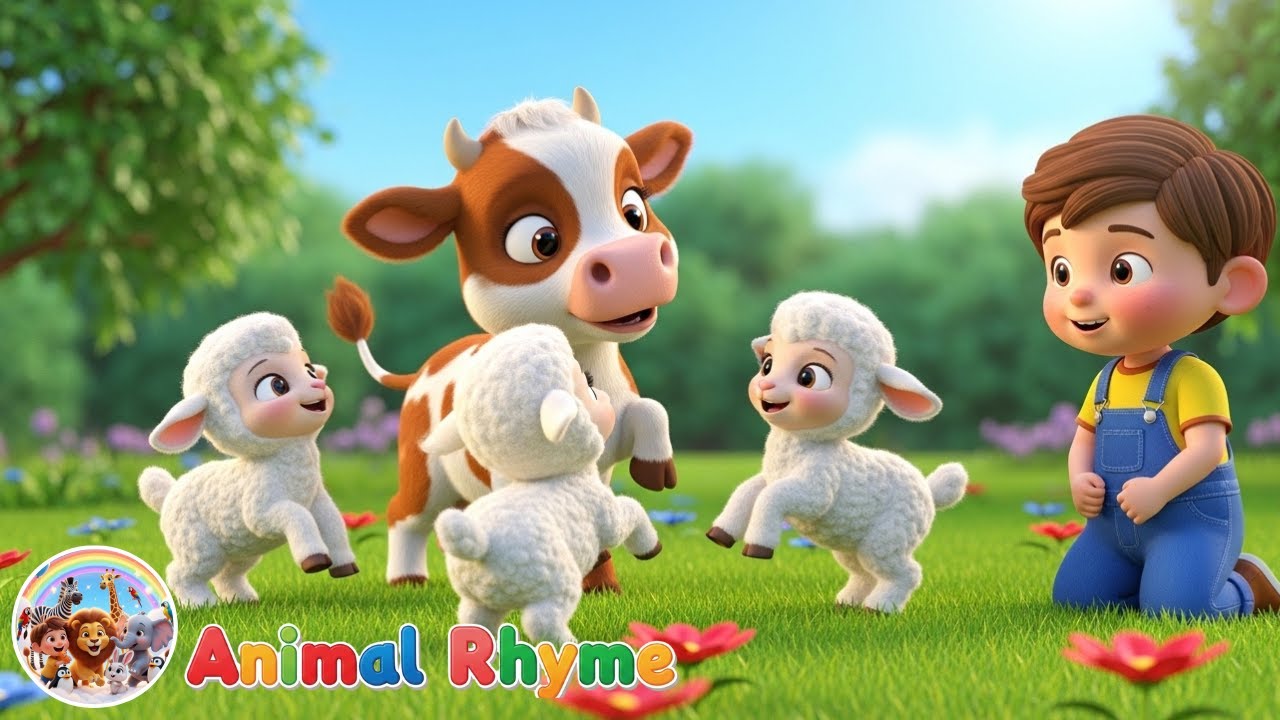 Baby Cow Says Moo Moo Moo 🐮 | Fun Farm Animal Song for Kids - YouTube
