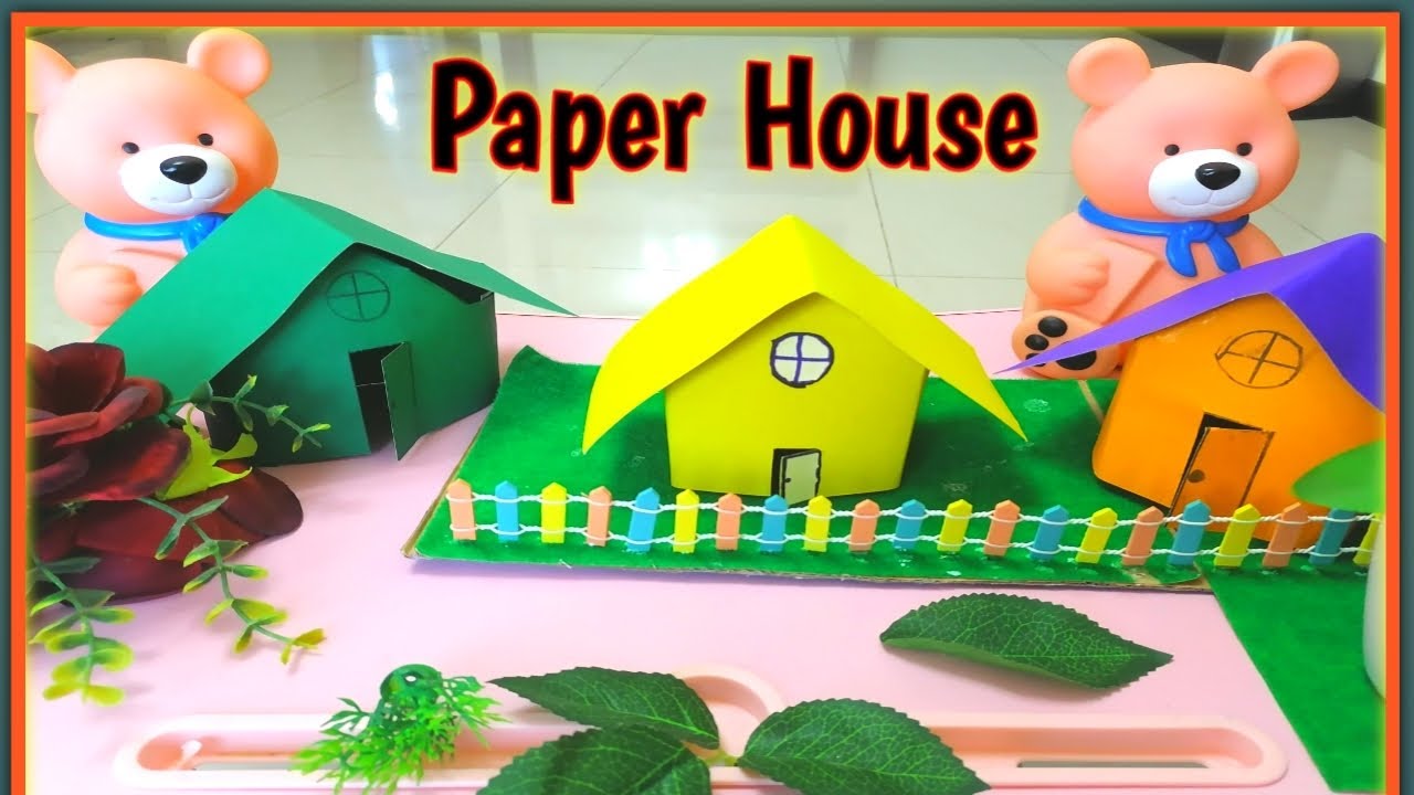 How to make Paper House - YouTube