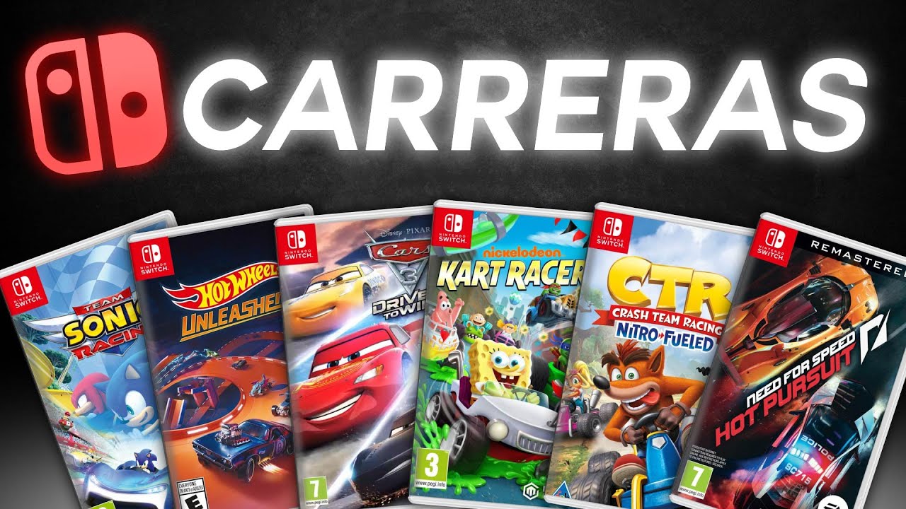 12 Mejores JUEGOS de CARRERAS para NINTENDO SWITCH - YouTube