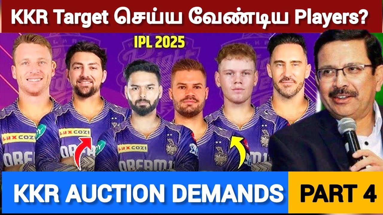 KKR auction ல் Target செய்ய வேண்டிய Players யார்? | KKR Auctions ...