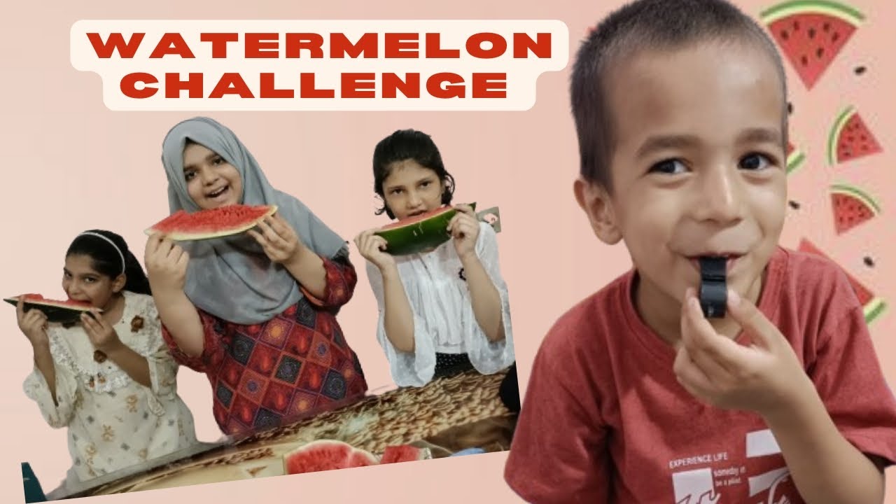 Watermelon Challenge | Who will win? 😜😜 - YouTube