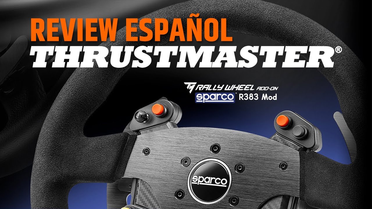 Review y Prueba Thrustmaster Volante TM Rally Wheel Add on Sparco R383 ...