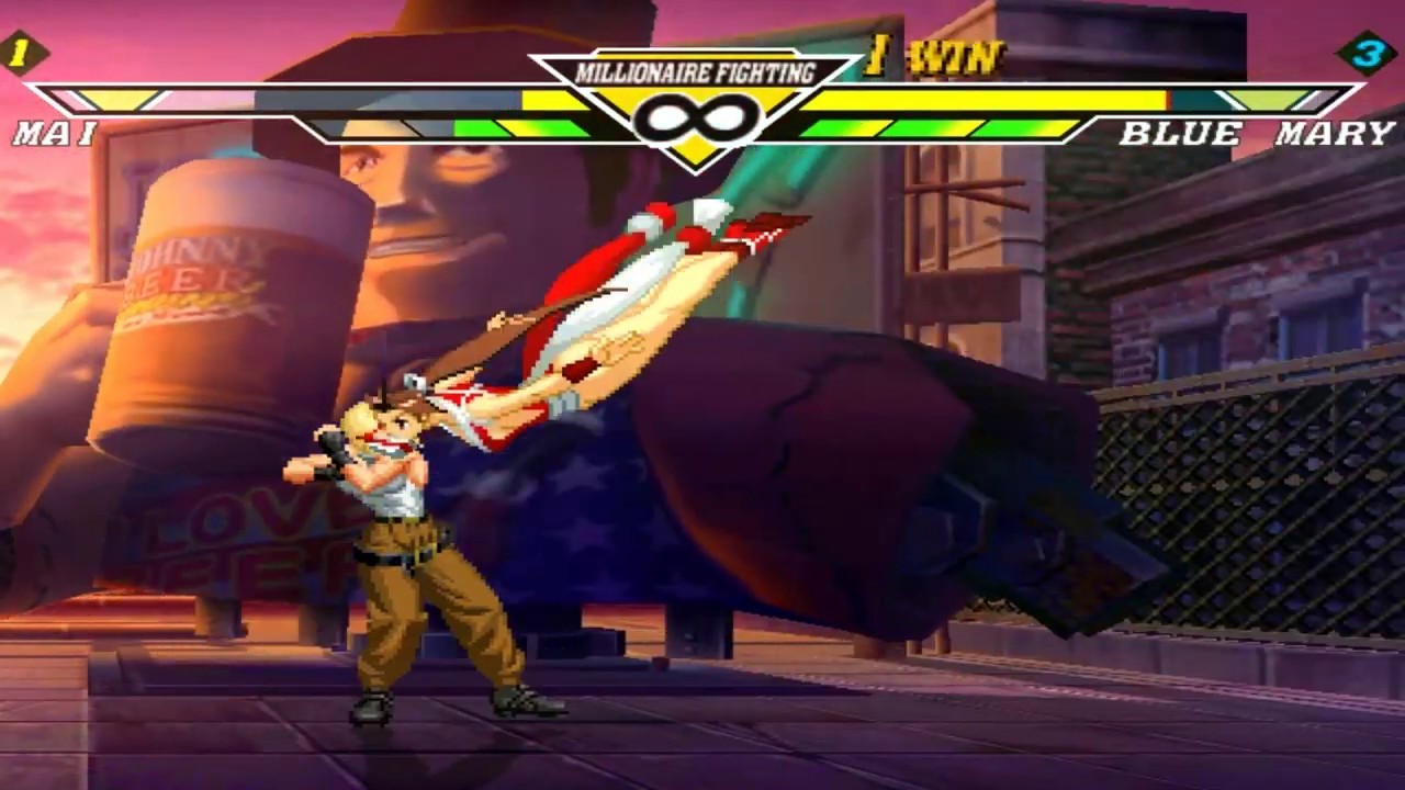 Capcom vs SNK 2 [ Mai Shiranui vs Blue Mary ] - YouTube