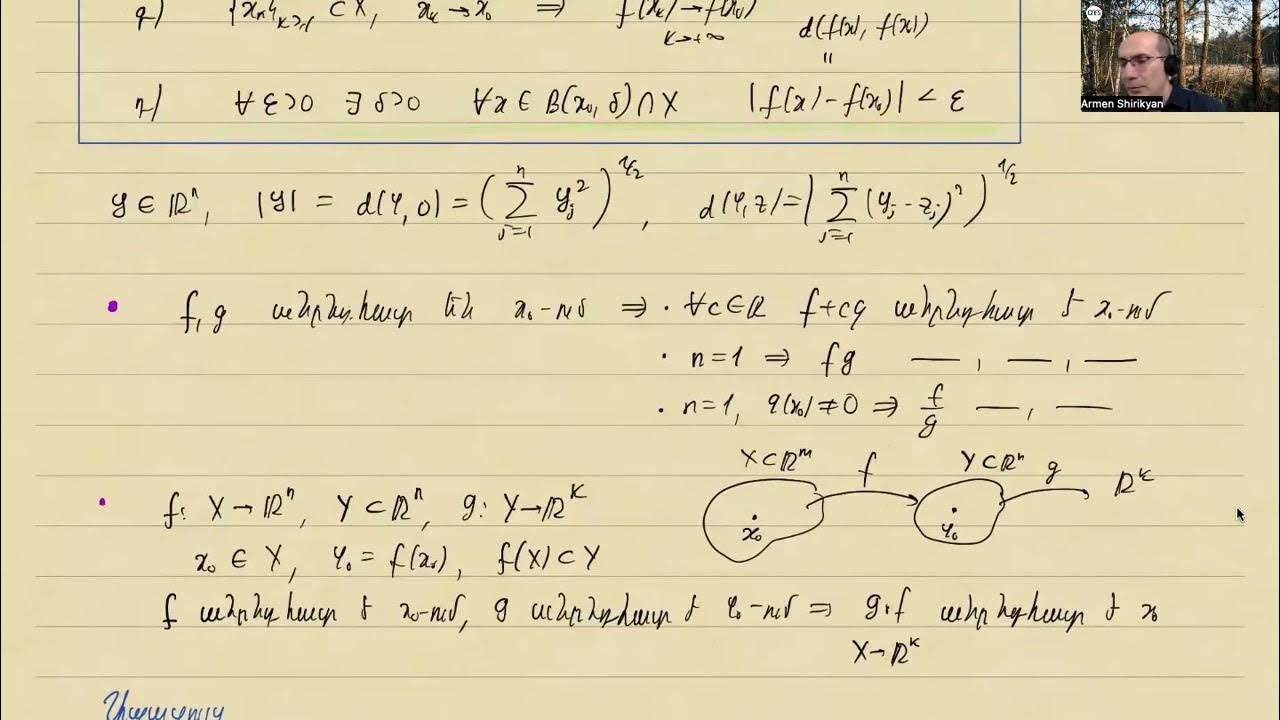 44 Analysis: Global properties of continuous functions. Uniform and equi-continuity ...