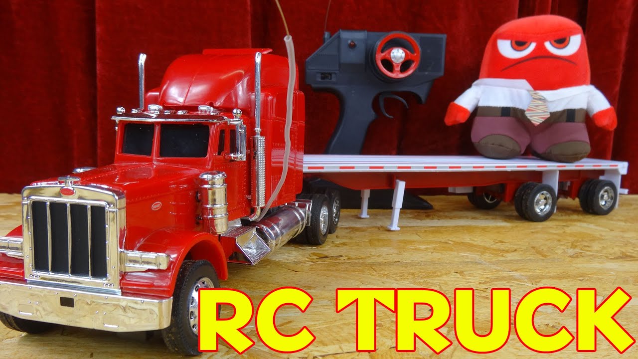 "RC PETERBILT 389 US TRUCK MIT AUFLIEGER FERNGESTEUERT 1:32 ...