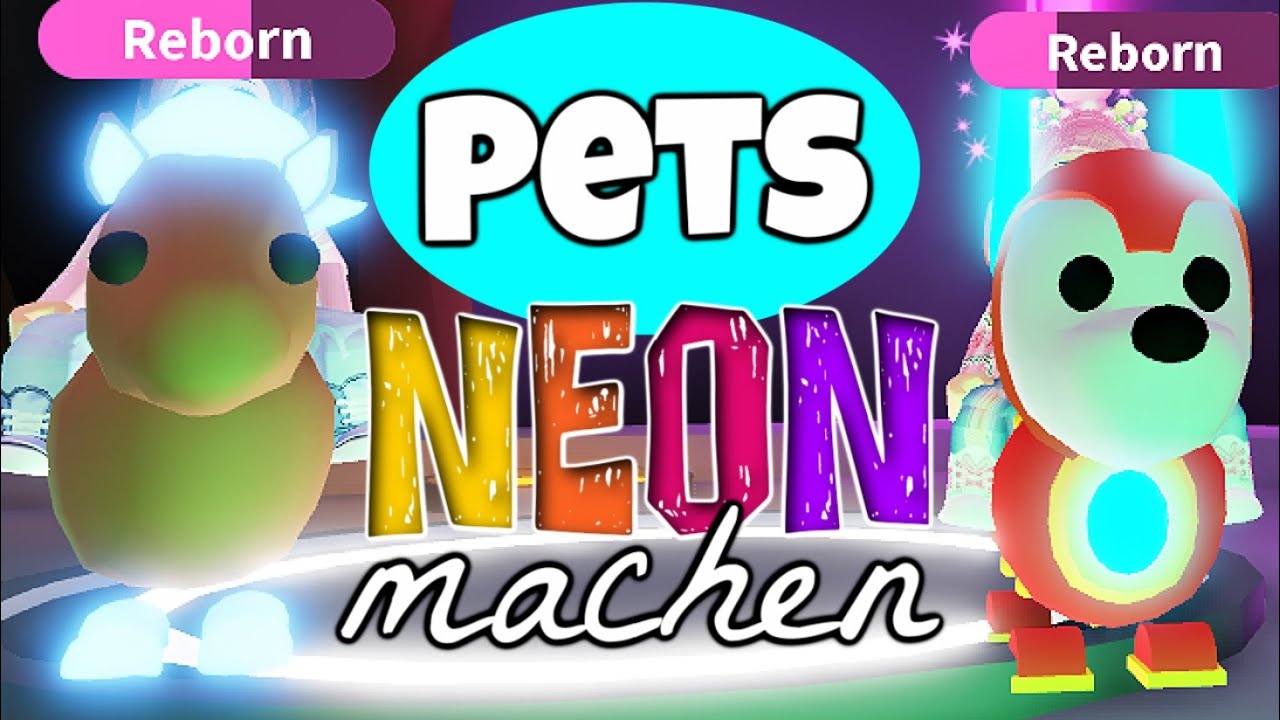 Meinen ROBO DOG 🤖 & Legendary Pets NEON machen 😱 Roblox Adopt Me ...