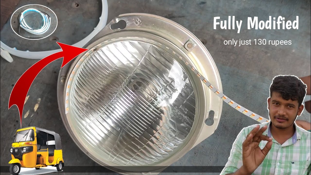 Upgrade Your Bajaj Auto Rickshaw with an Awesome LED Lights | how to ...