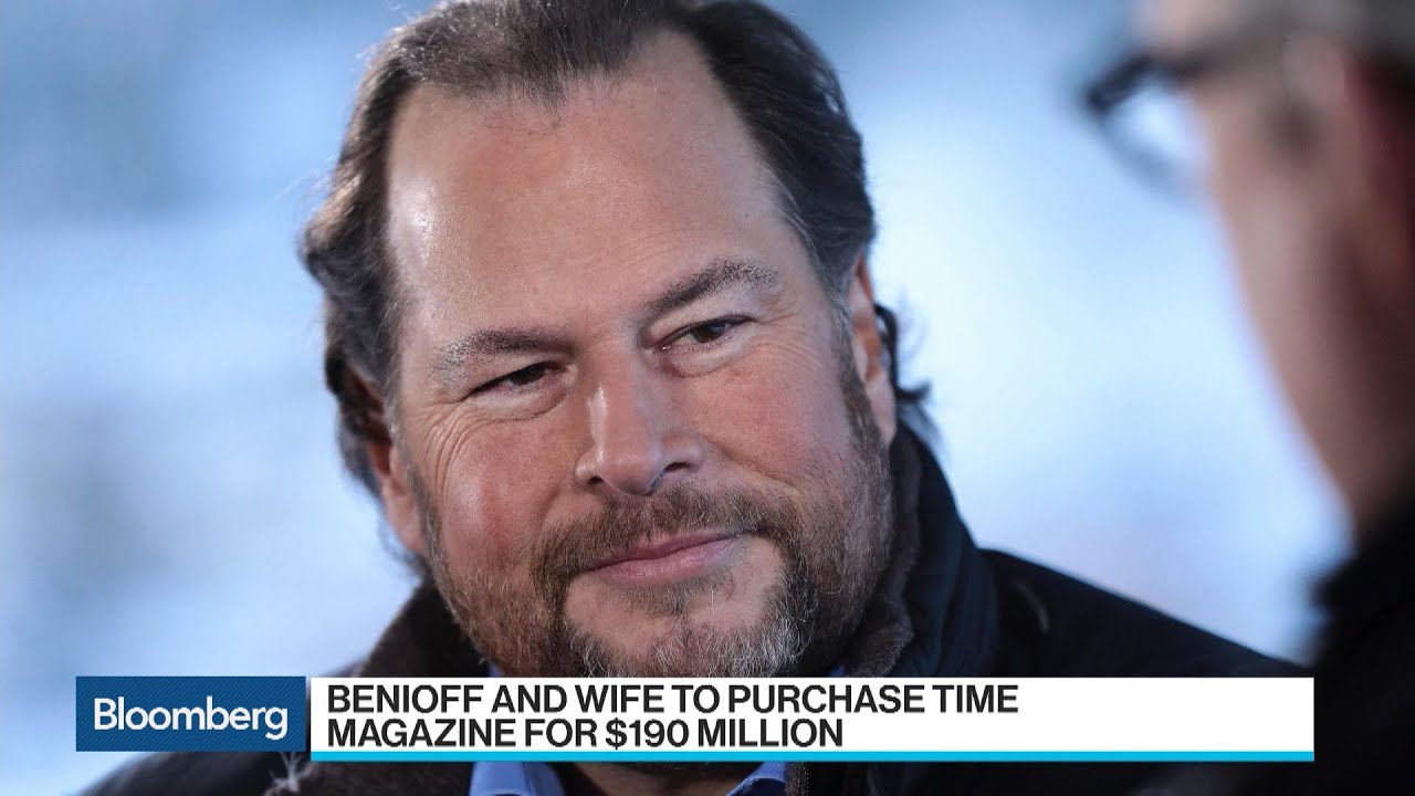 Salesforce's Benioff to Buy Time Magazine for $190 Million - YouTube