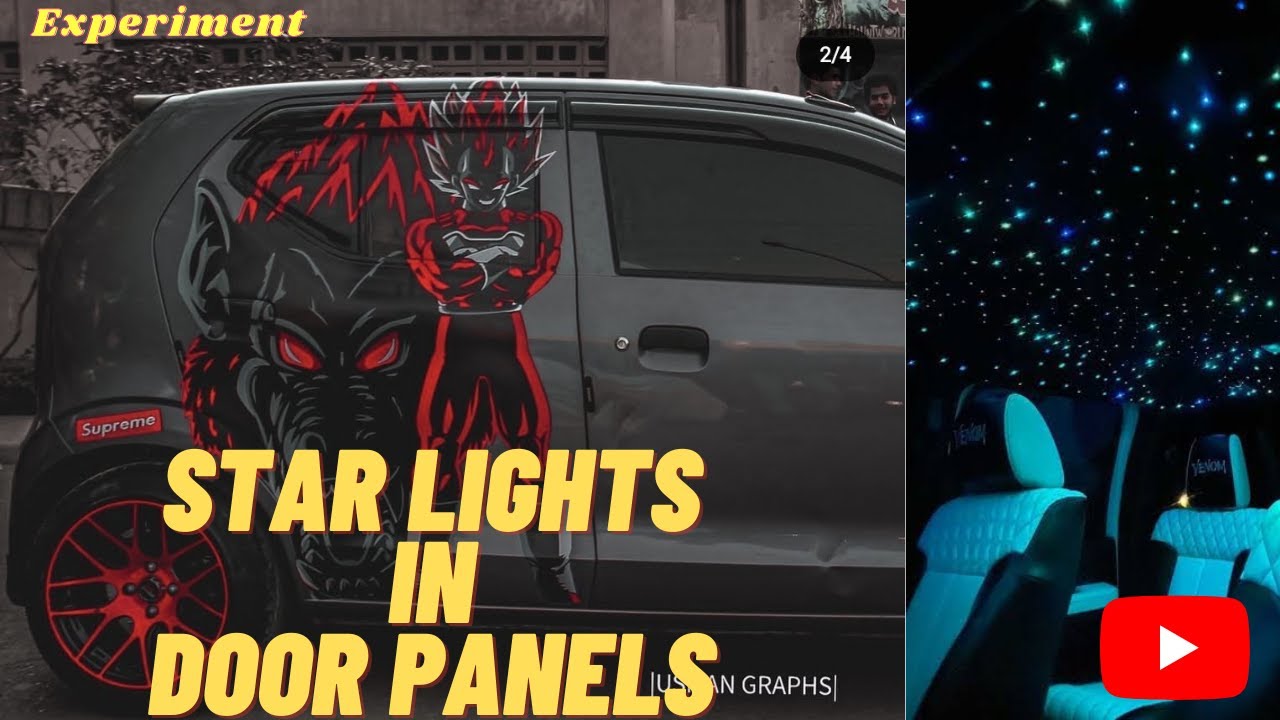 star lights in car | detailing a car - YouTube