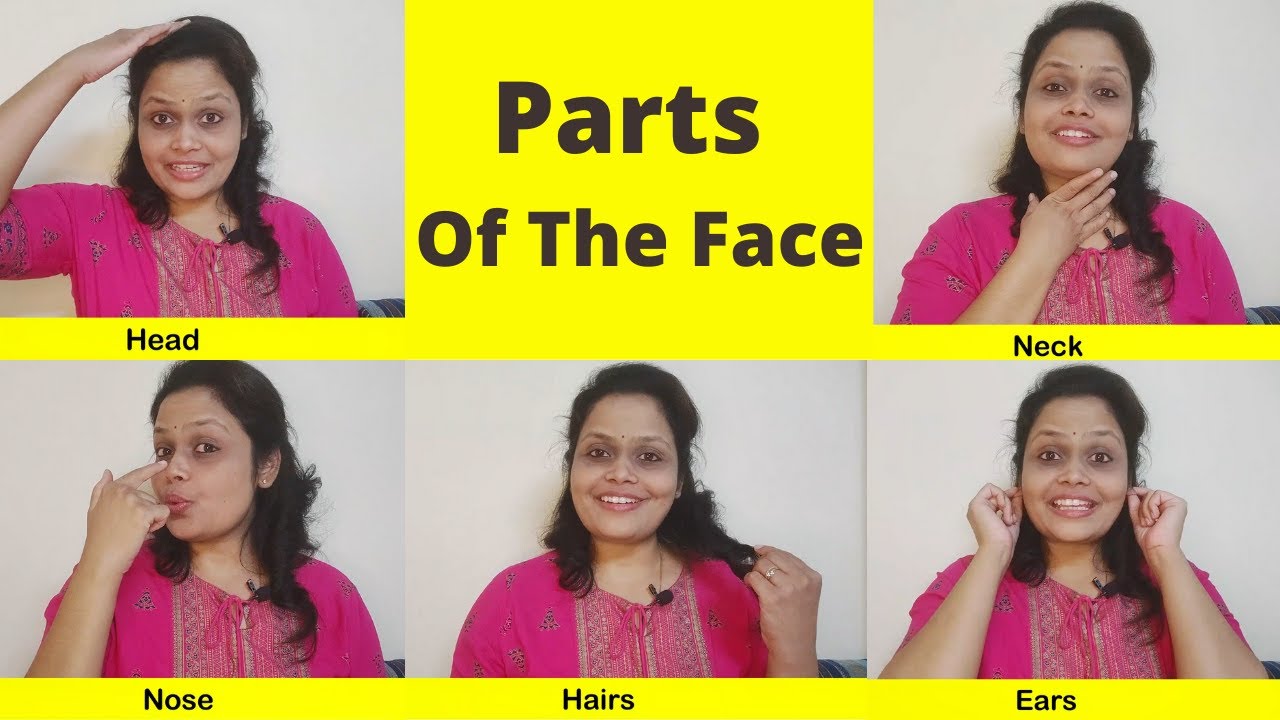 Parts Of The Face | Eyes Ears Nose And Mouth | Learning parts of the ...