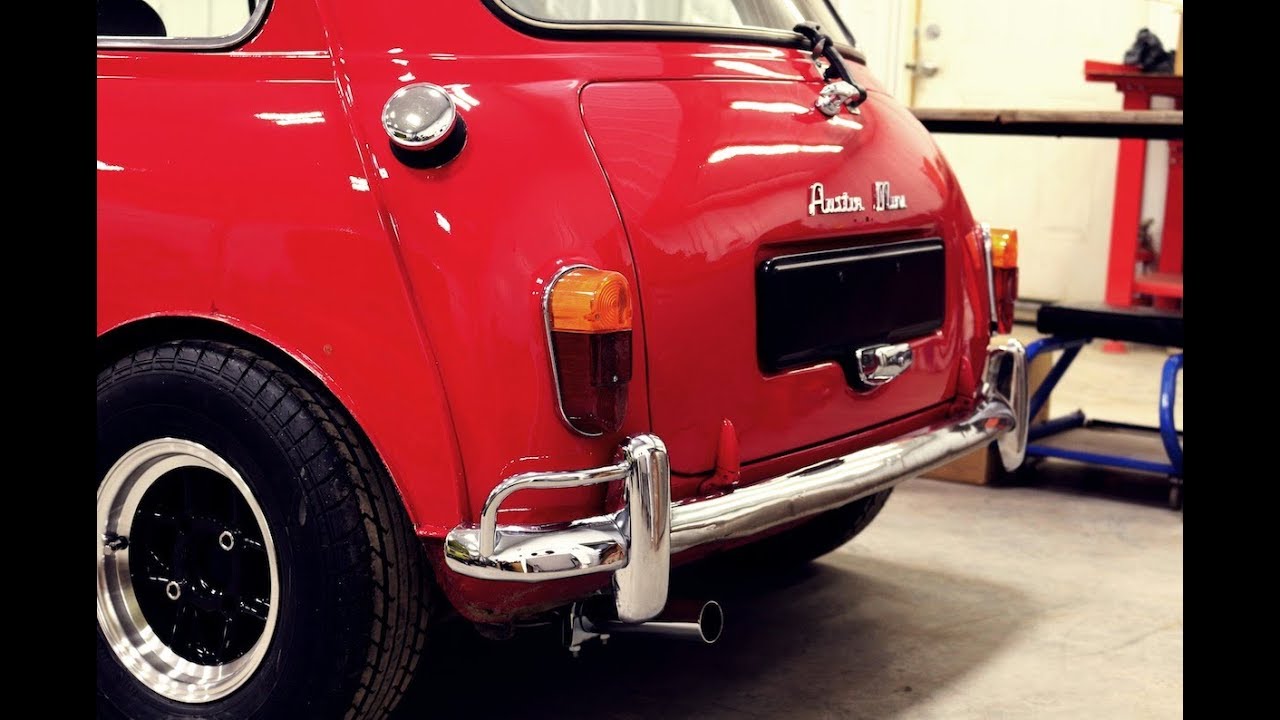 1966 Austin Mini Project Polished paint - YouTube