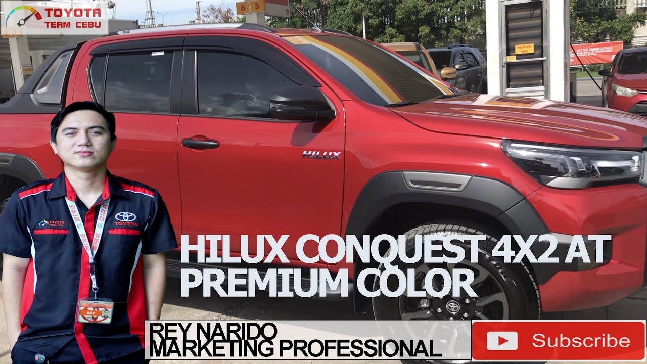 HILUX CONQUEST 4X2 EMOTIONAL RED - YouTube