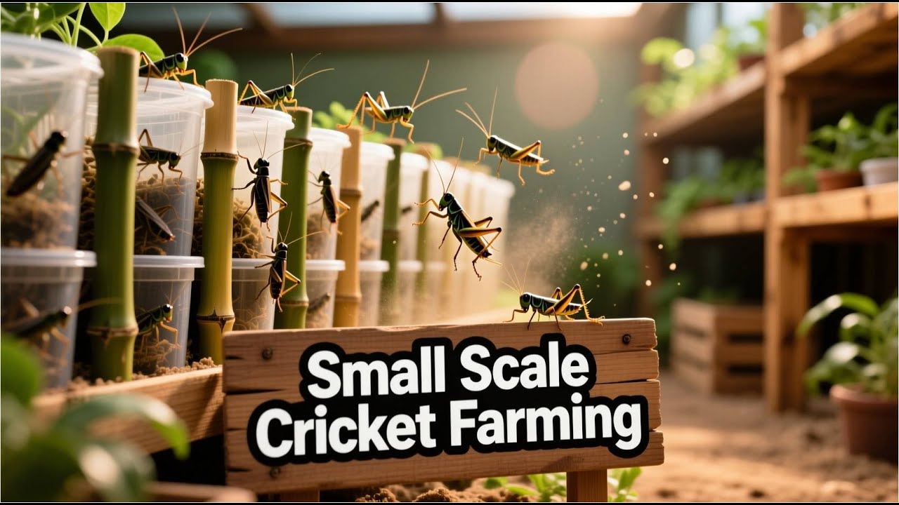 Small Scale Cricket Farming: The Beginner's Guide to Sustainable, High ...