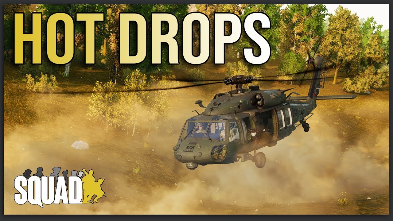 BLACKHAWK HOT DROPS DURING A SQUAD INVASION! - YouTube