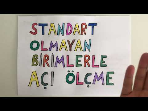 4 Matematik/ Açıların Standart Olmayan Birimlerle Ölçülmesi