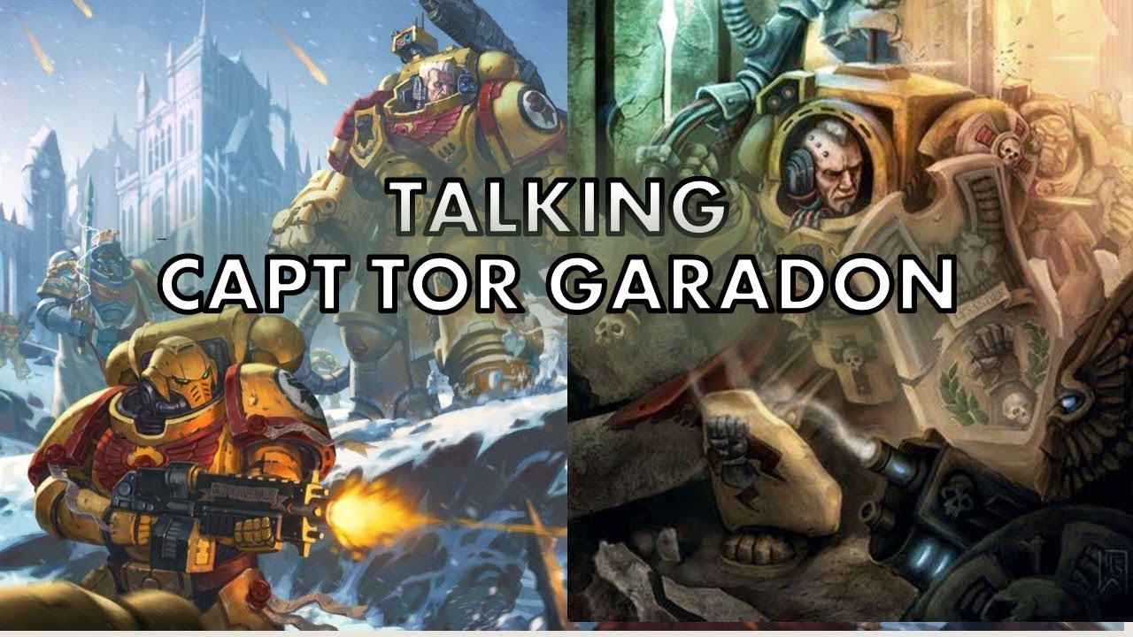 Warhammer 40k Capt Tor Garadon Imperial Fists 10th - YouTube