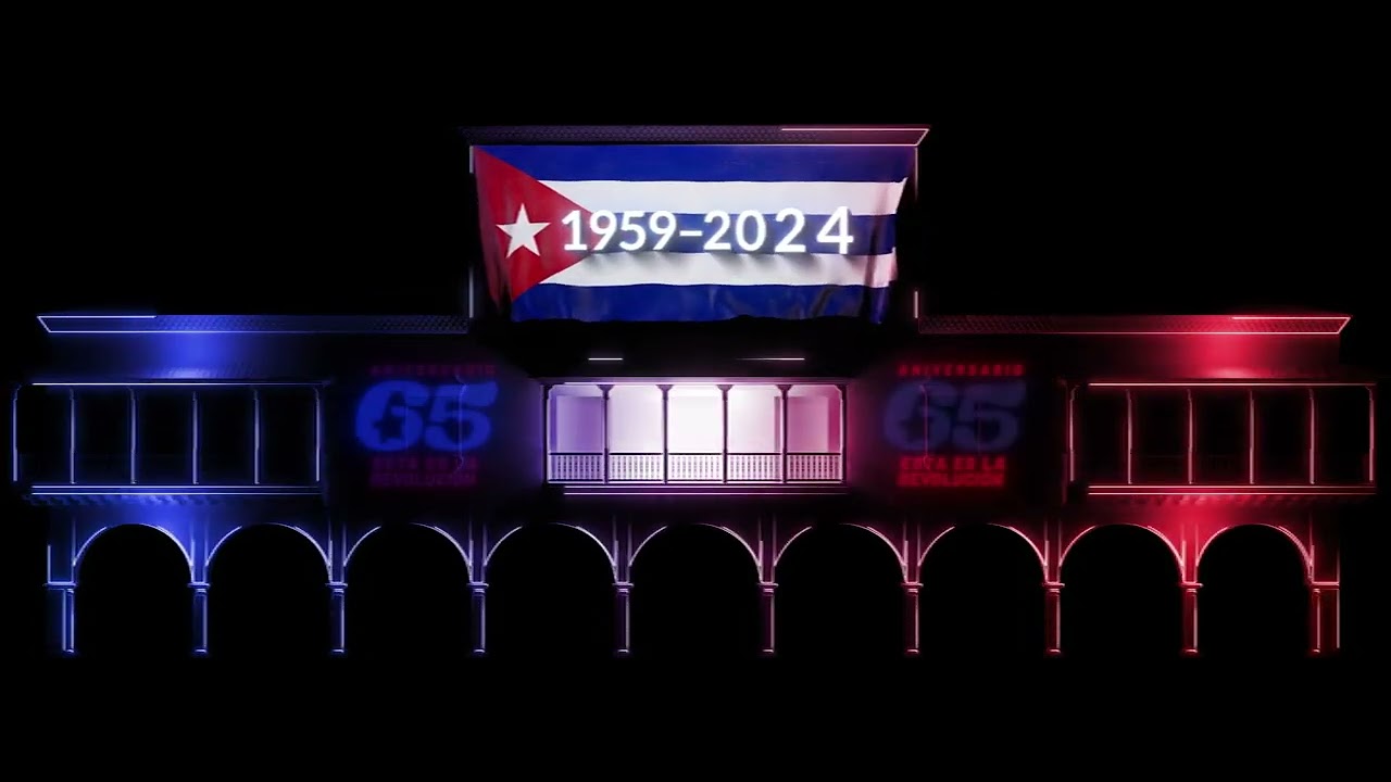 Vídeo mapping Fidel Castro discurso 1ro de enero 1959 - YouTube