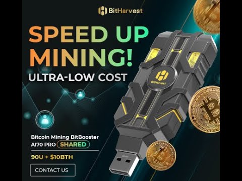 Bitharvest BTC Mining Booster - YouTube