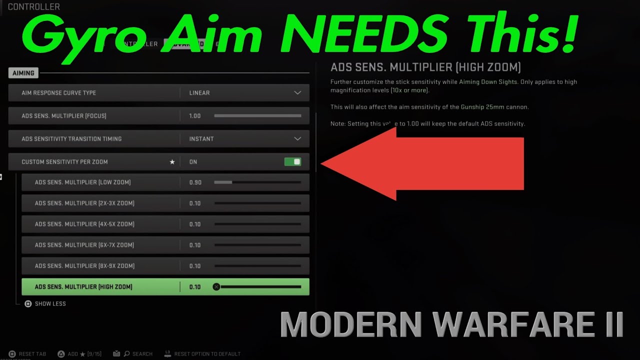 What Needs FIXED w/ Gyro Aim in Modern Warfare II - PS5 - YouTube
