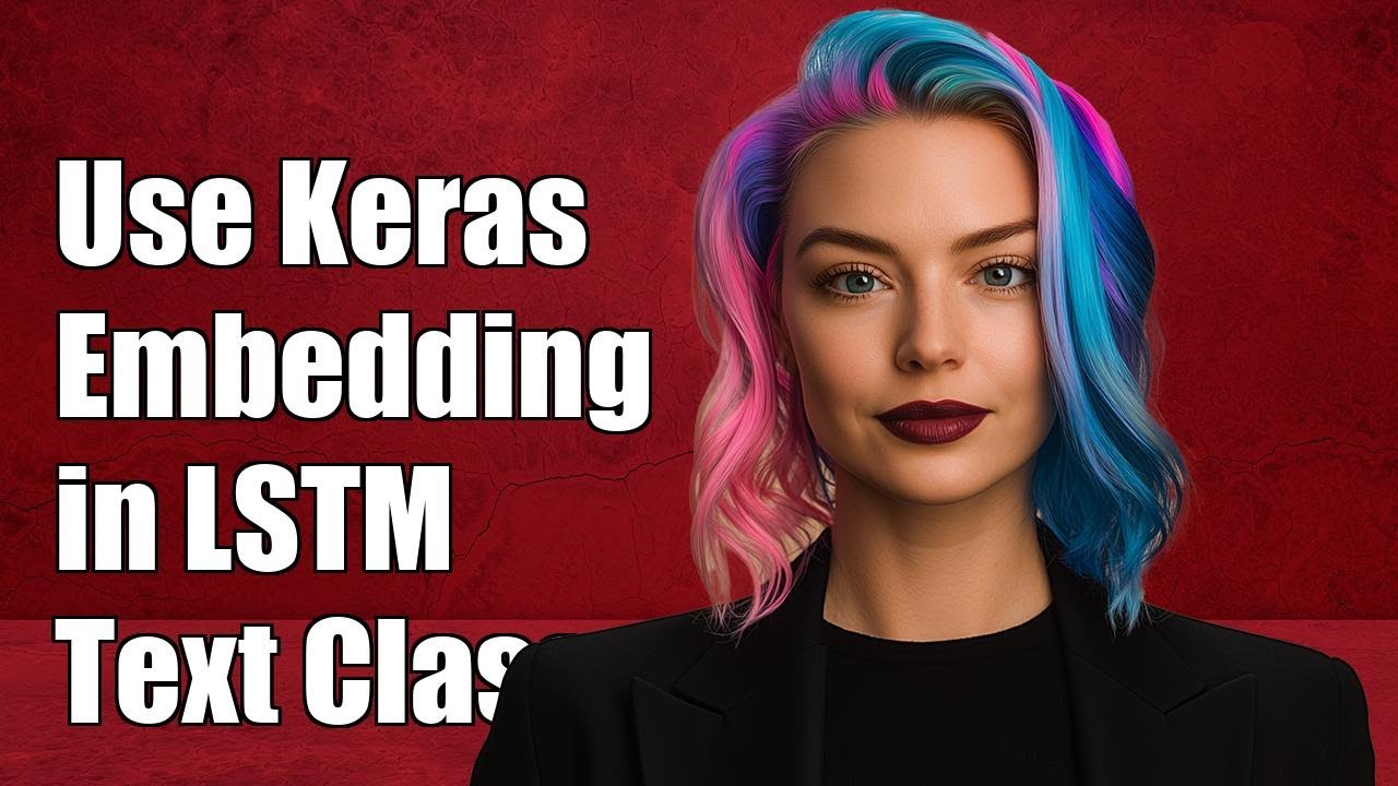 How to Use Keras Embedding Layer in LSTM for Text Classification - YouTube
