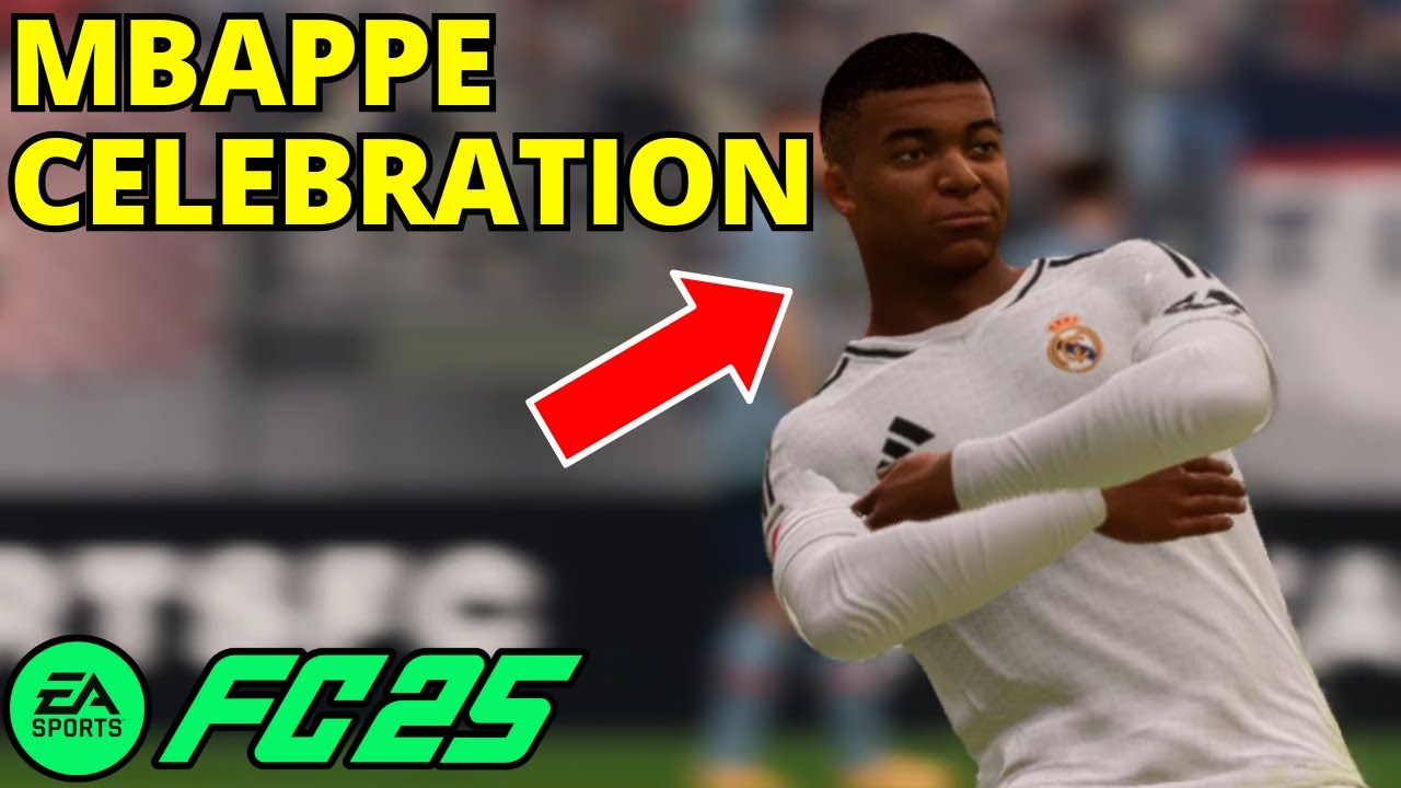 How To Do Mbappe Celebration in FC 25 - YouTube