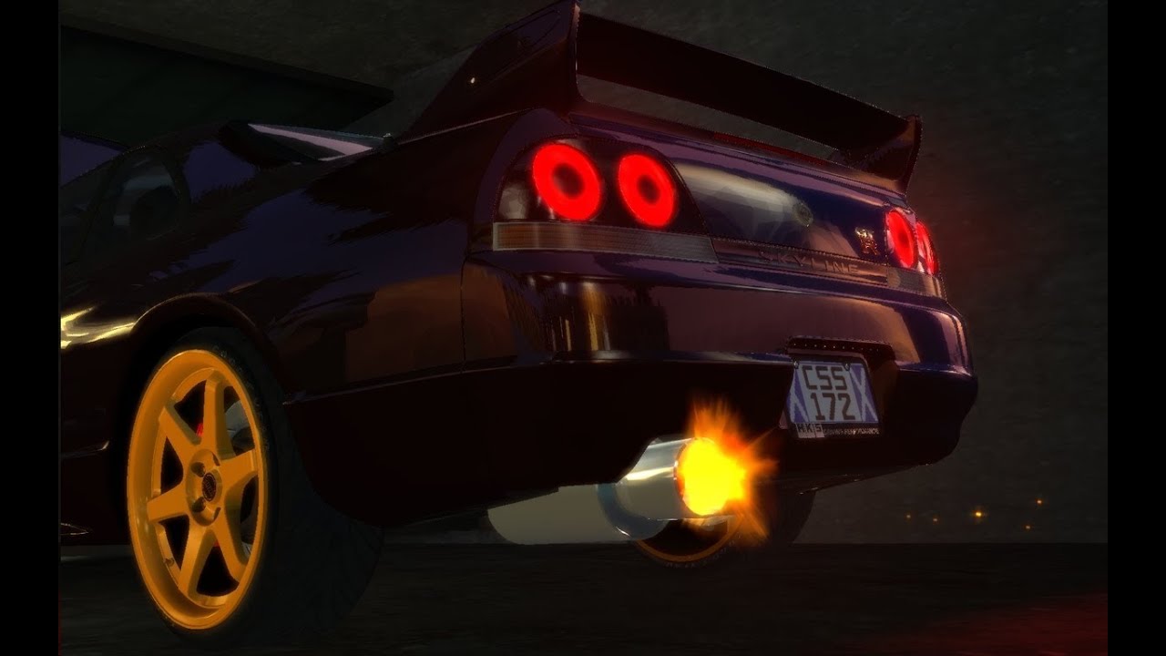 GTA 4 - Drifting To The Car Wash - Nissan Skyline R33 - YouTube