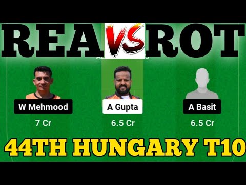 REA vs ROT || ROT vs REA Prediction || REA VS ROT 44TH ECS HUNGARY T10 ...