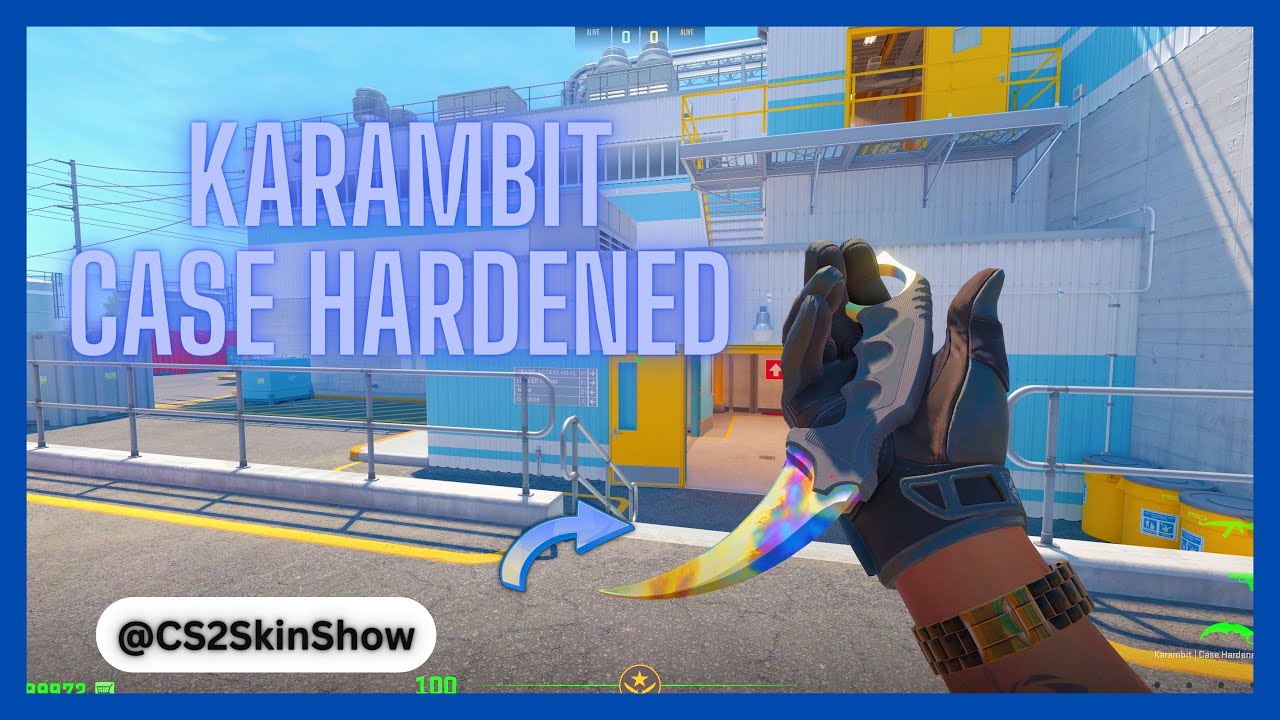CS2 Karambit Knife Case Hardened | CS2 Knife In-Game Inspect [4K] - YouTube