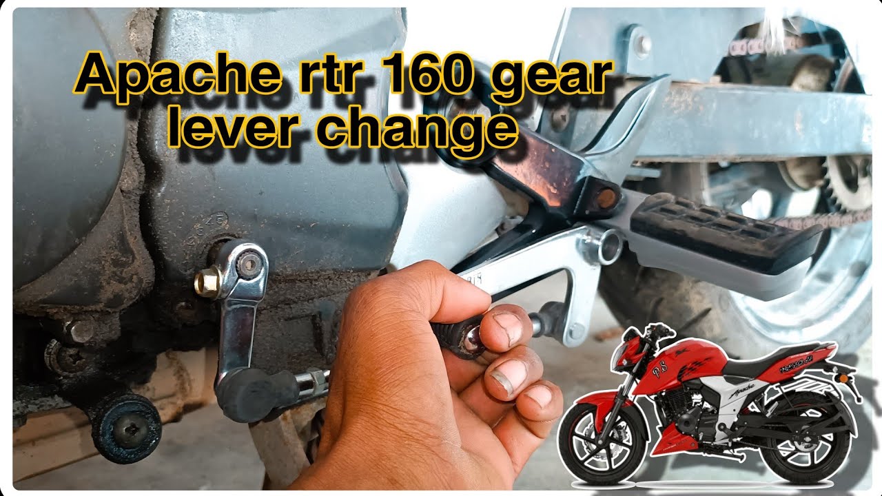 apache rtr160 gear lever apache rtr 160 apache gear lever change apache ...