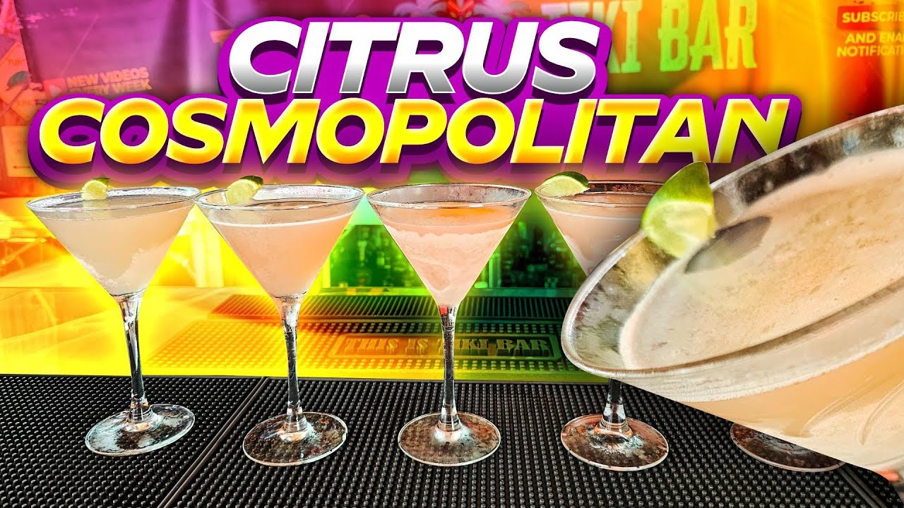 Citrus Cosmopolitan Secrets: Who REALLY Created the Cosmopolitan? - YouTube