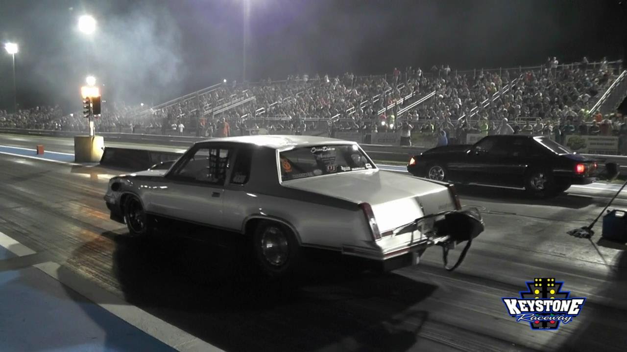 Street Outlaws Andrade Jr. vs. Chesler @ Keystone Raceway Night of Fire ...