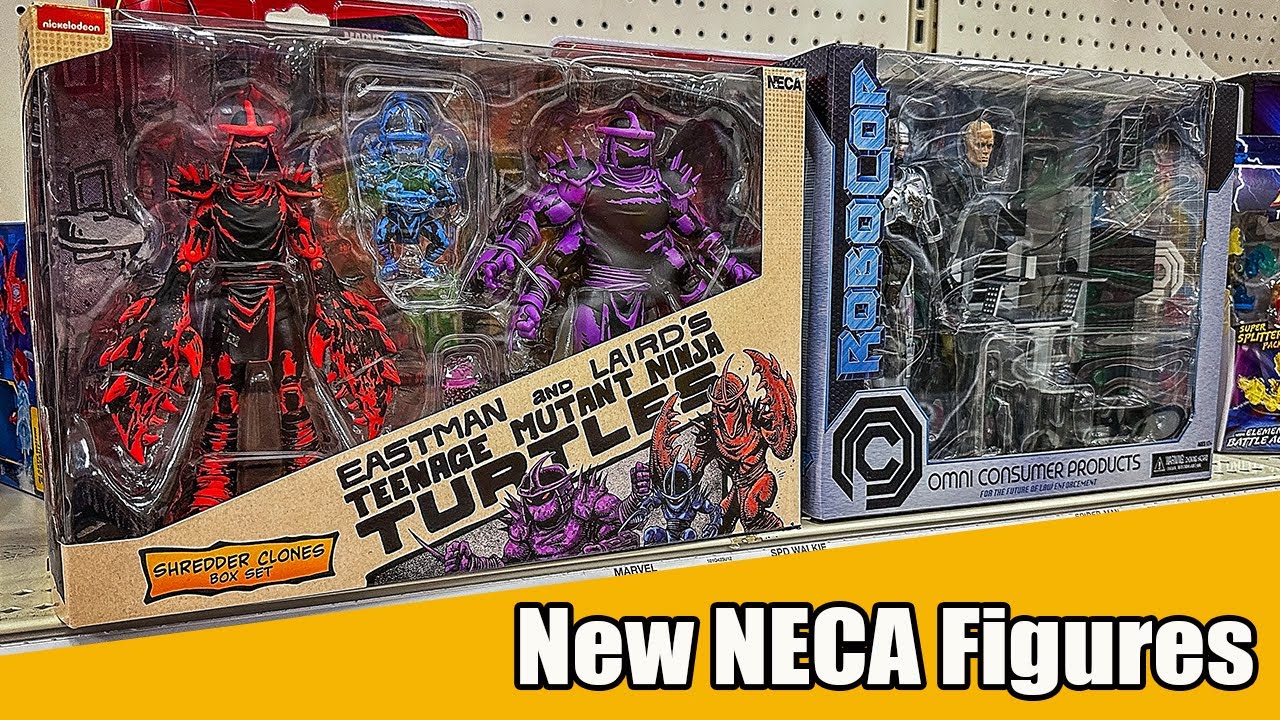 New NECA Figures | Target and Walmart Toy Hunt - YouTube