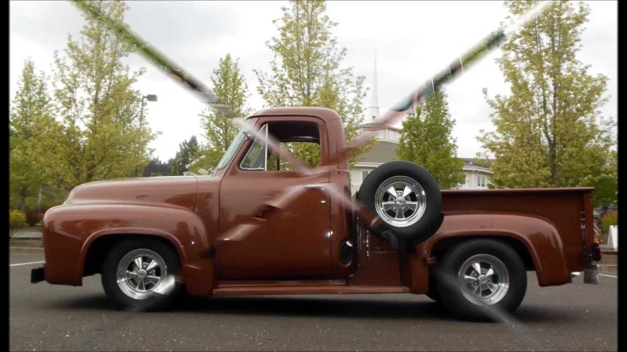 1954 Ford F100 Root Beer Brown - YouTube