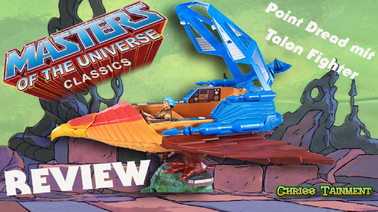 Masters of the Universe Classics Talon Fighter & Point Dread Video ...