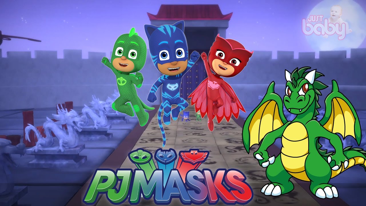 PJ Masks 🔴 NEW Episode ⚡14 on youtube Cartoons for Kids cutscenes from ...